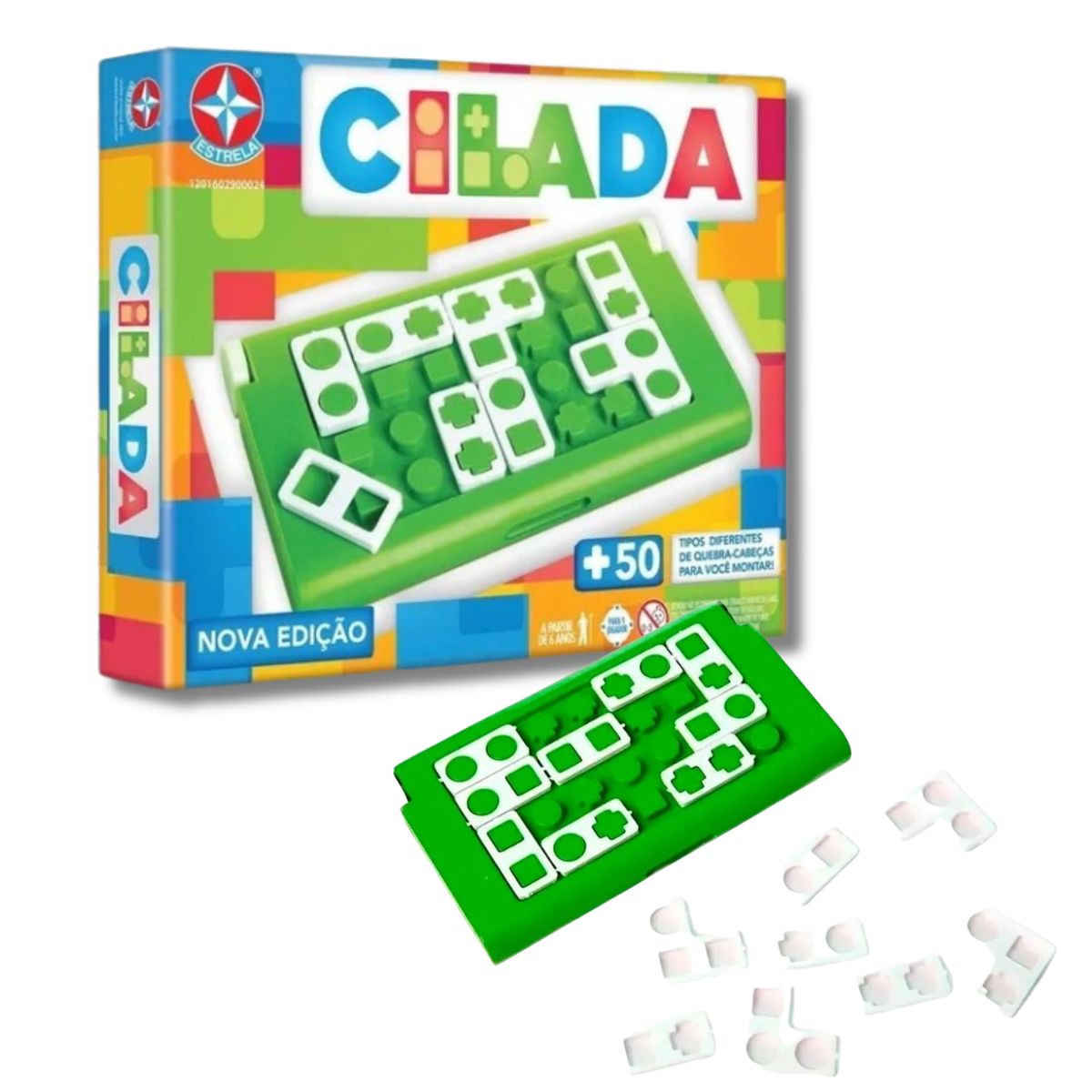 JOGO CILADA ESTRELA BRINQUEDO PEDAGOGICO TABULEIRO CLASSICO - Ri Happy