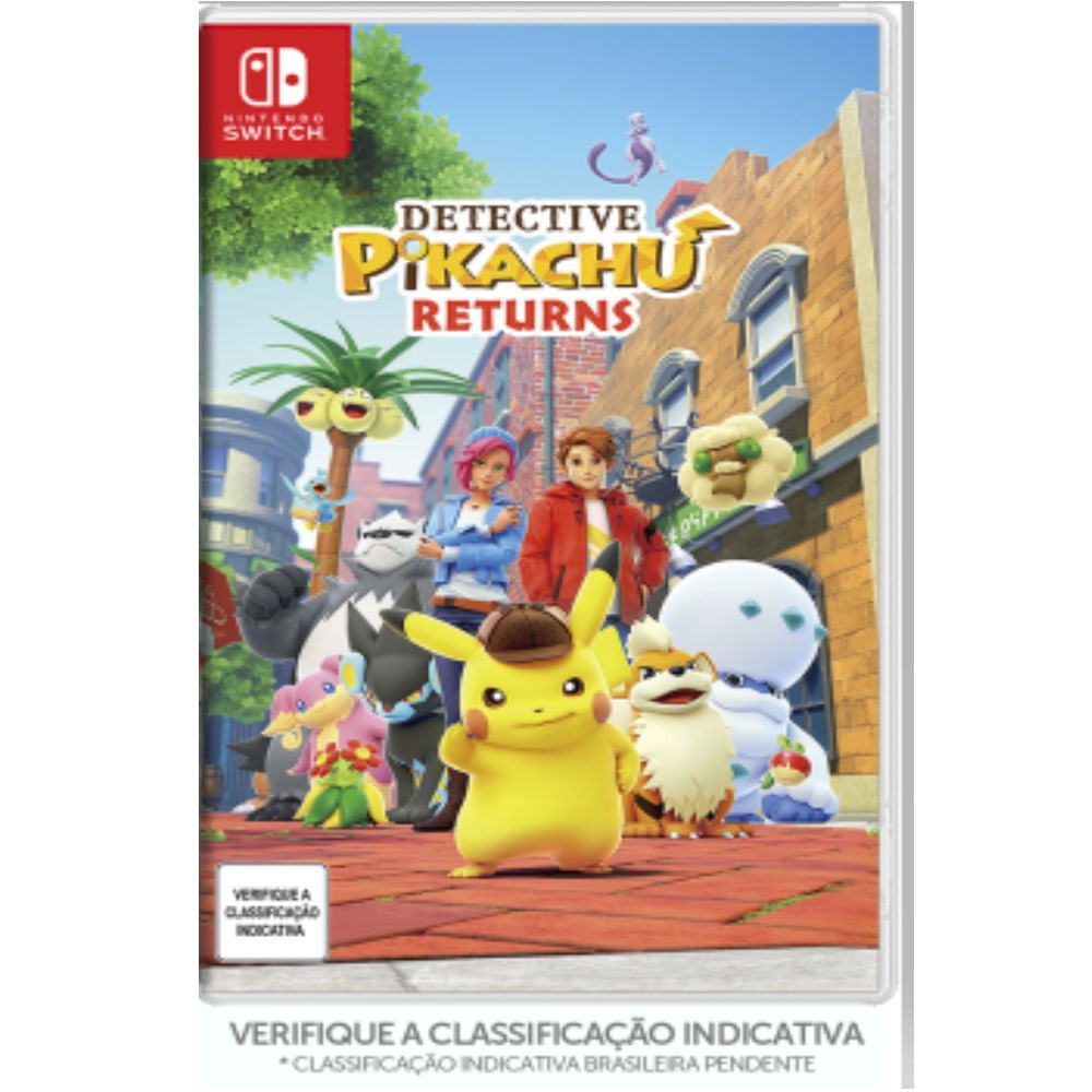Confira Jogo de Vídeo Game - Nintendo Switch - Detective Pikachu ...