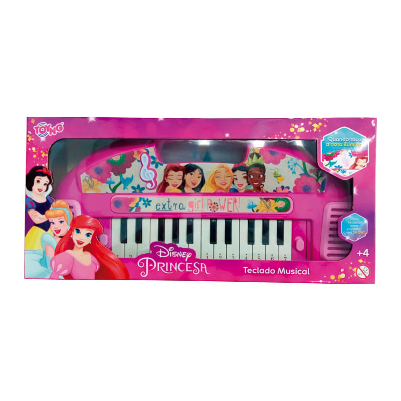 Confira Instrumento Musical -Teclado Musical - Princesas - Disney ...