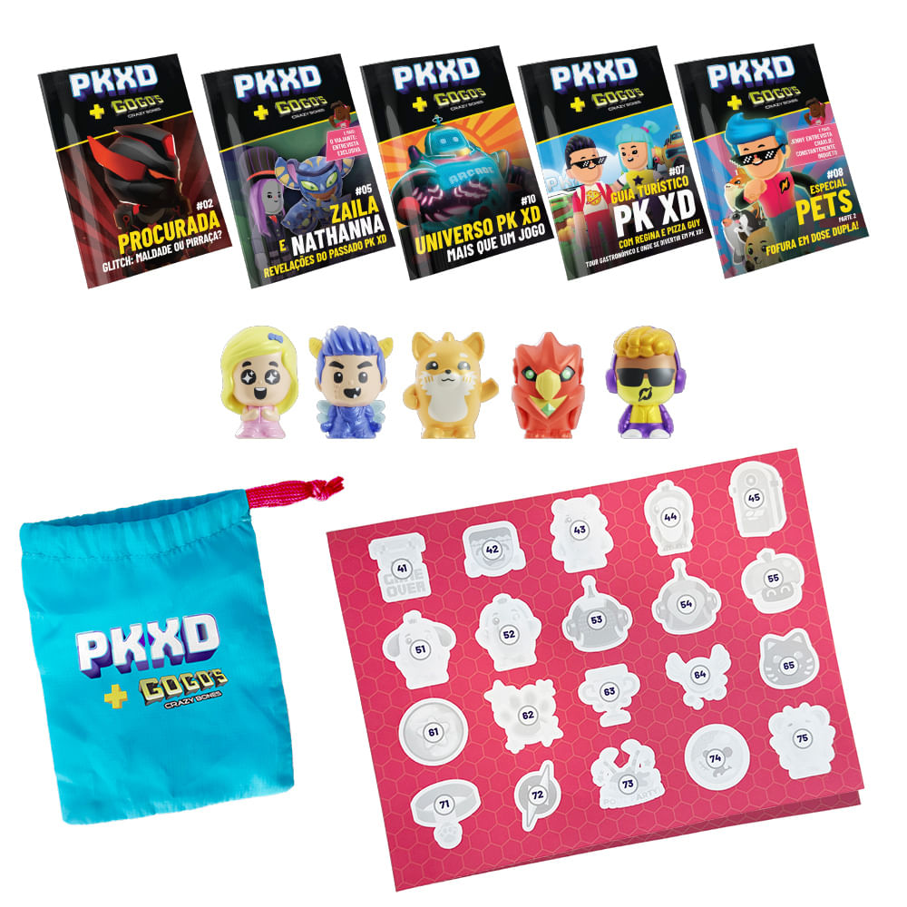 Confira Mini Livros e Gogos - Pkxd Starter Pack - Fun - Rihappy - Ri Happy
