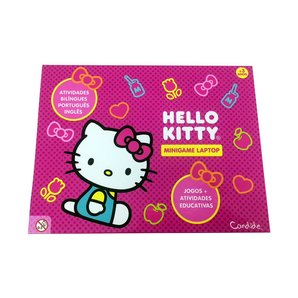 Confira Minigame - Laptop - Hello Kitty - Candide - Rihappy - Ri Happy