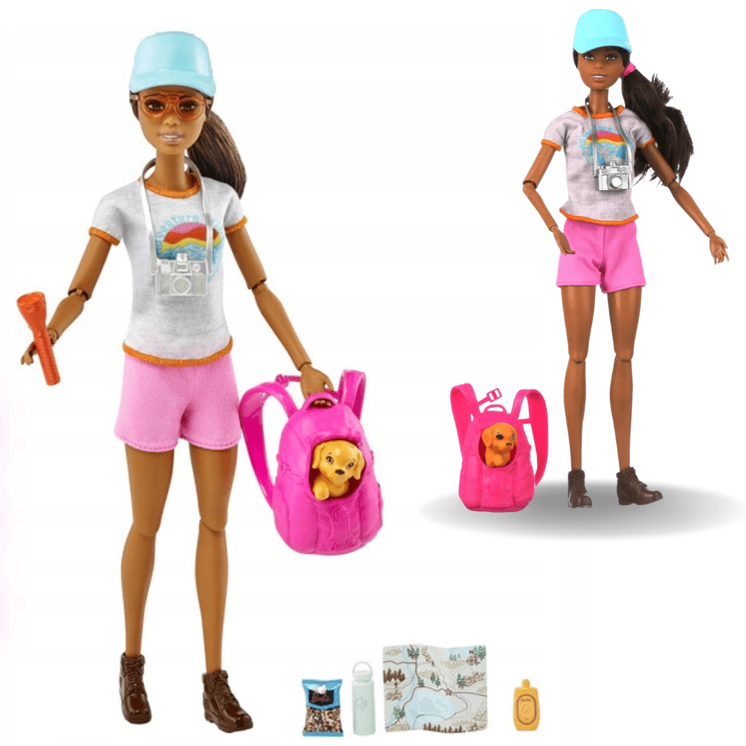 Boneca Barbie Turista com Pet 3+ GKH73 Mattel - Ri Happy