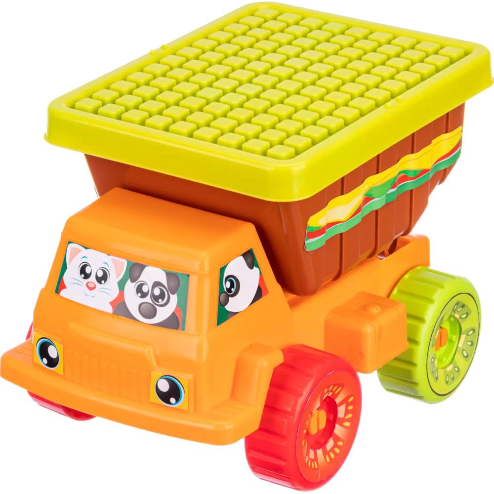 Confira Veículo e Blocos de Encaixe - Mini Basculante - Smoby - Cores ...