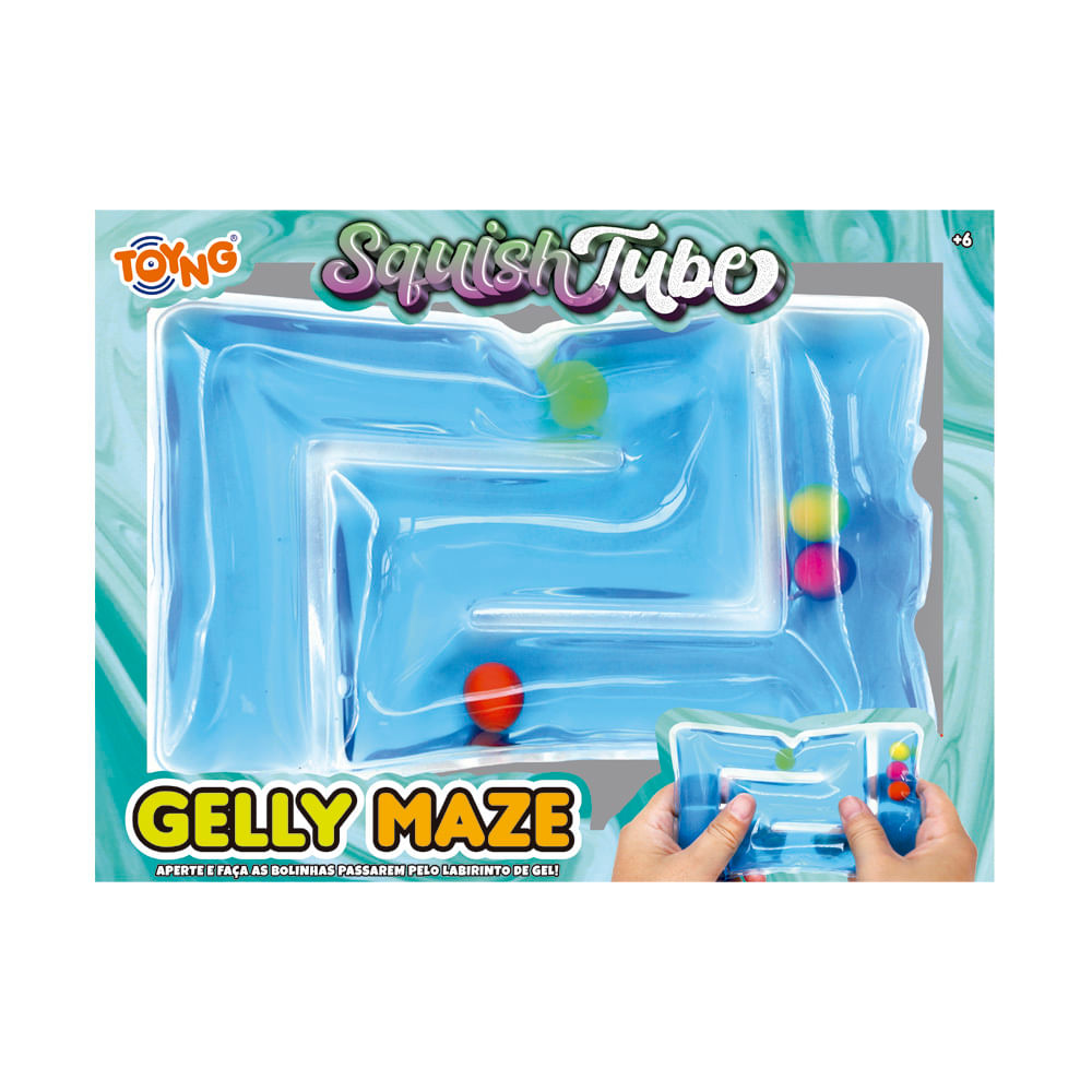 Conjunto Labirinto Sensorial - Squishtube - Azul - Sortido - Toyng - Ri ...