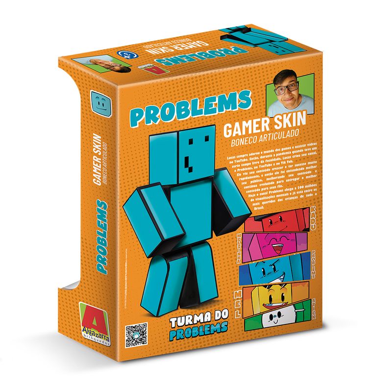 Confira Figura Articulada - Turma do Problems - Mel - Algazarra - Rihappy