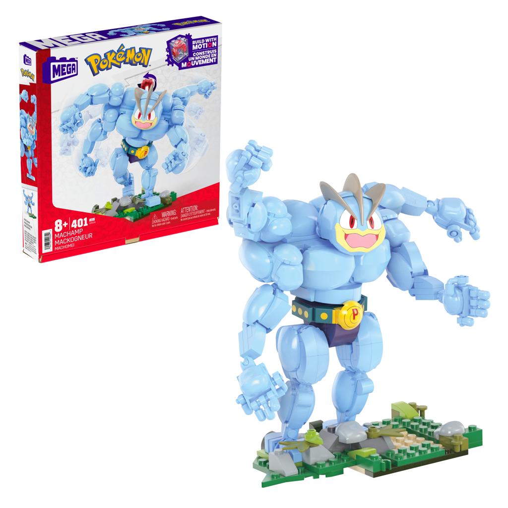 Confira Blocos de Montar - Pokémon - Mega - Machamp - Mattel - Rihappy ...