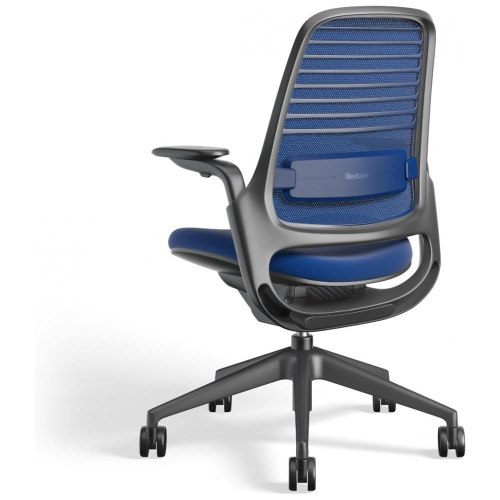 Cadeira de Escritório Ergonômica Giratória com Encosto Médio, STEELCASE ...