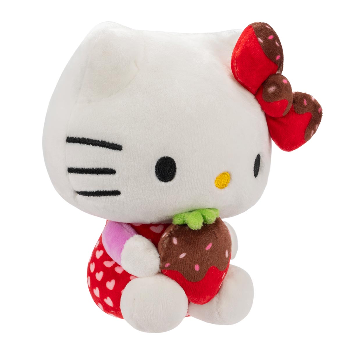 Pelúcia Love 18cm da Hello Kitty Morango Hello Kitty Amigos