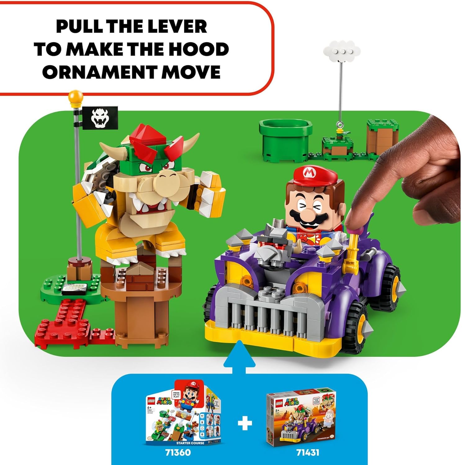 Lego 71431 Super Mario - Carro Musculoso do Bowser