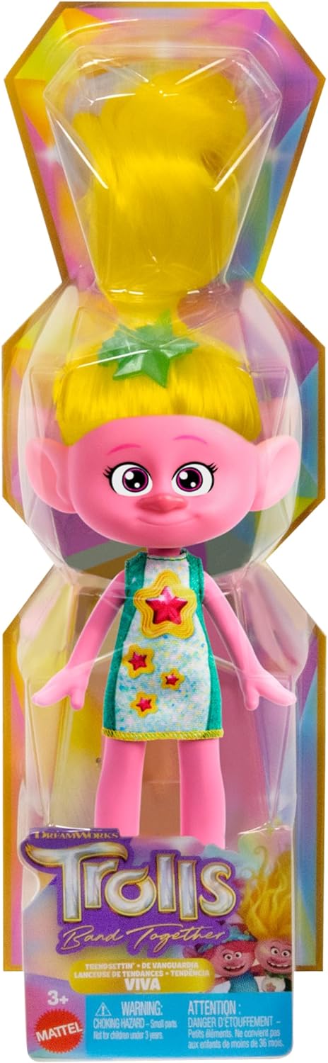 Boneca Viva Basica Trolls Band Together Mattel HNF14