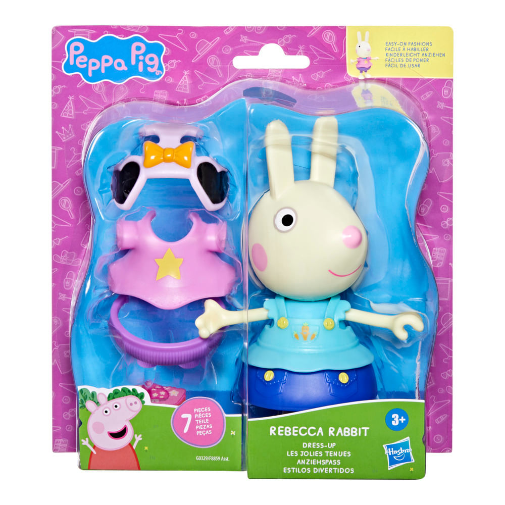 Figura - Peppa Pig - Estilos Divertidos - Rebecca Coelho - Hasbro Figura - Peppa Pig - Estilos Divertidos - Rebecca Coelho - Hasbro