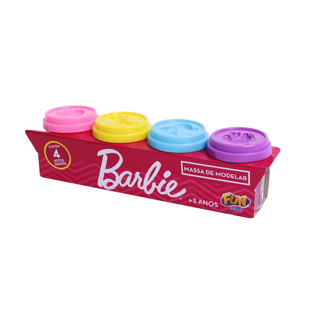 Confira Conjunto Massa De Modelar - Barbie - 56g - Fun - Rihappy - Ri Happy