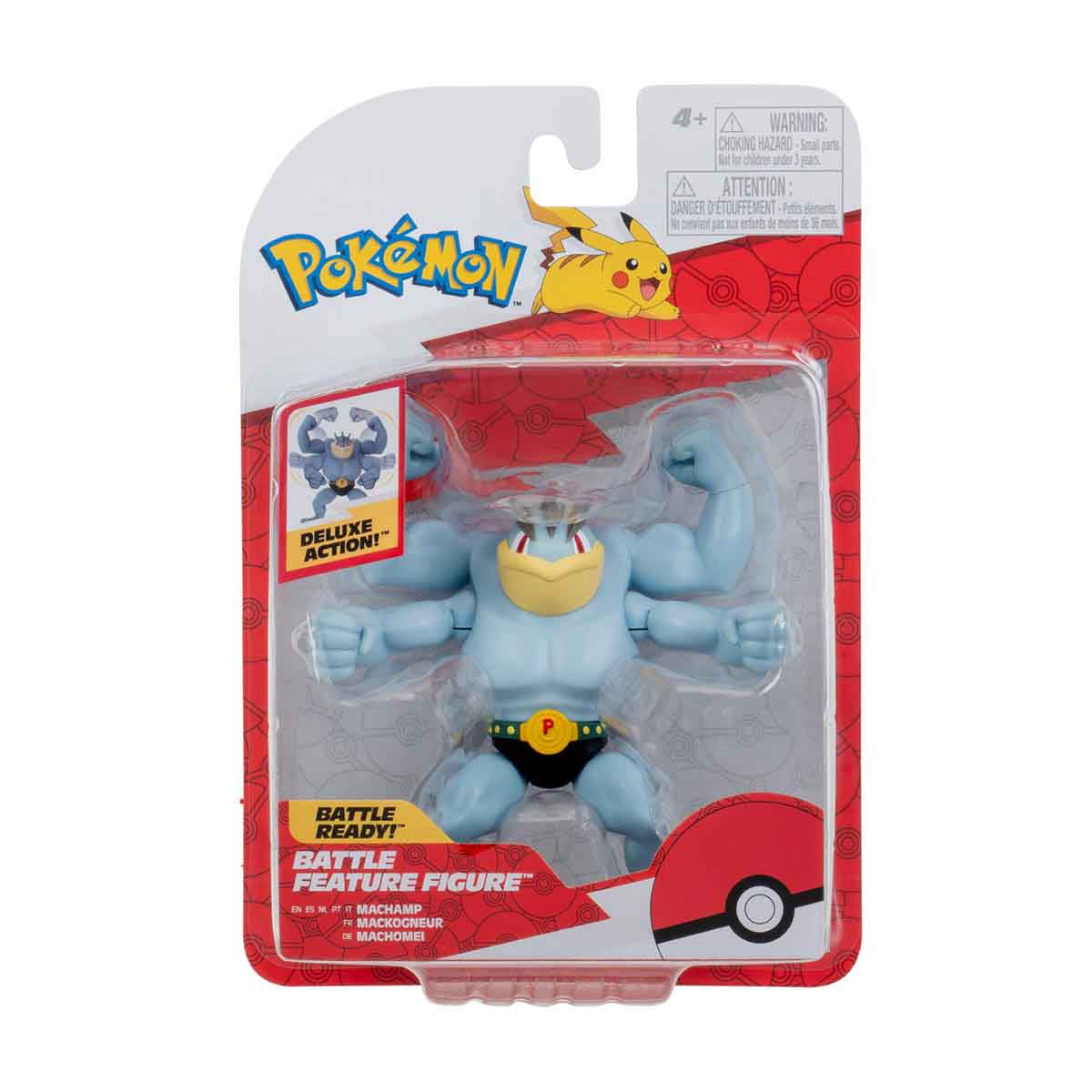 Boneco da Batalha Machamp - Pokémon - Ri Happy
