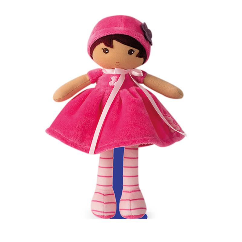 Boneca de Pano - Emma - Francesa - Kaloo - Vestido Rosa - Maped