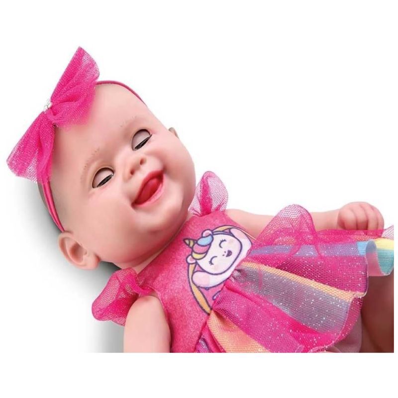 Confira Boneca Bebê - New Born - Unique Collection - Arco Iris ...