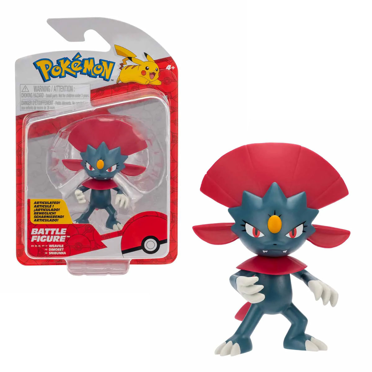 Pokémon Battle Figure Figura Boneco Pokemon Weavile - Ri Happy