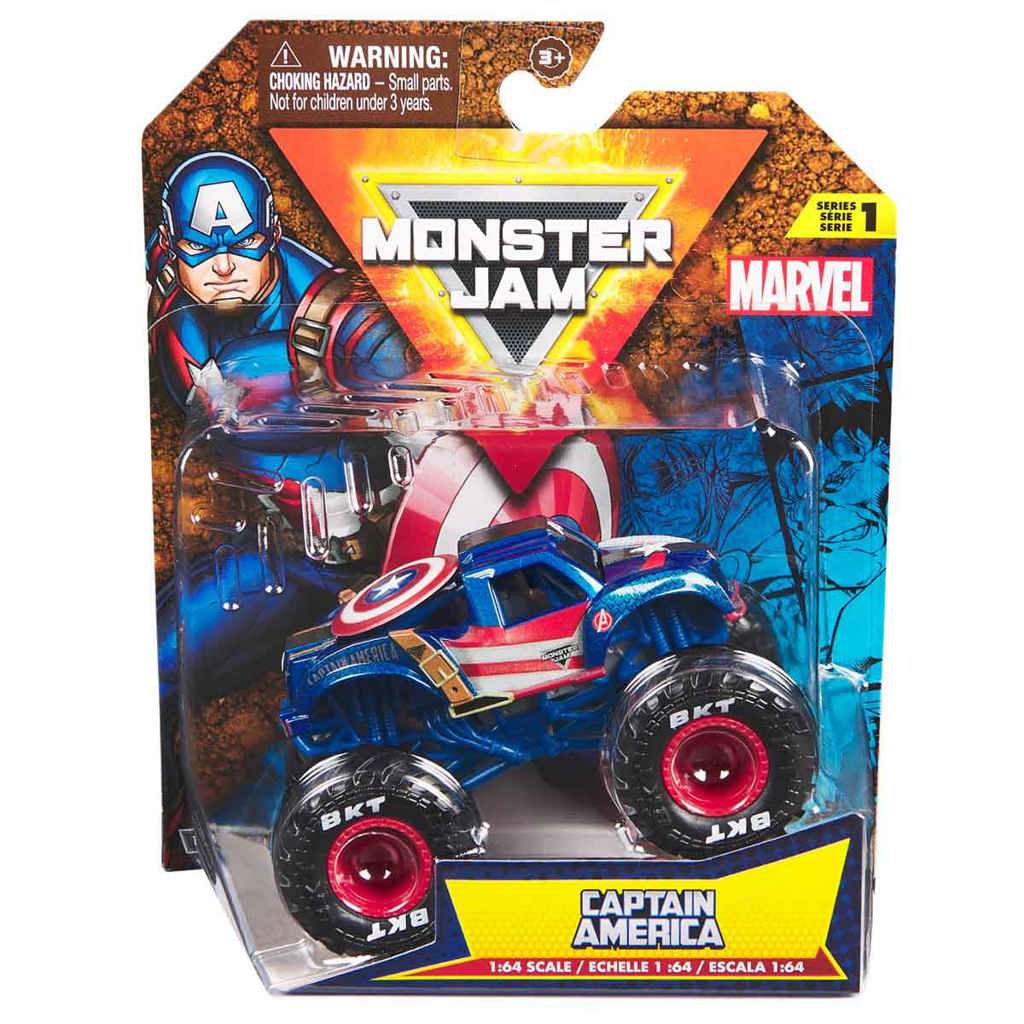 Mini Carrinho - Marvel - 1:64 , Monster Jam - Sunny