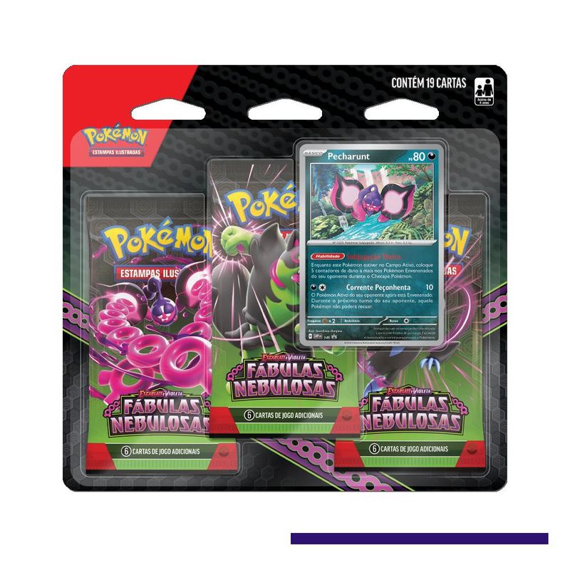 Jogo De Cartas Pokémon Ev6 5 Blister Triplo Copag Ri Happy