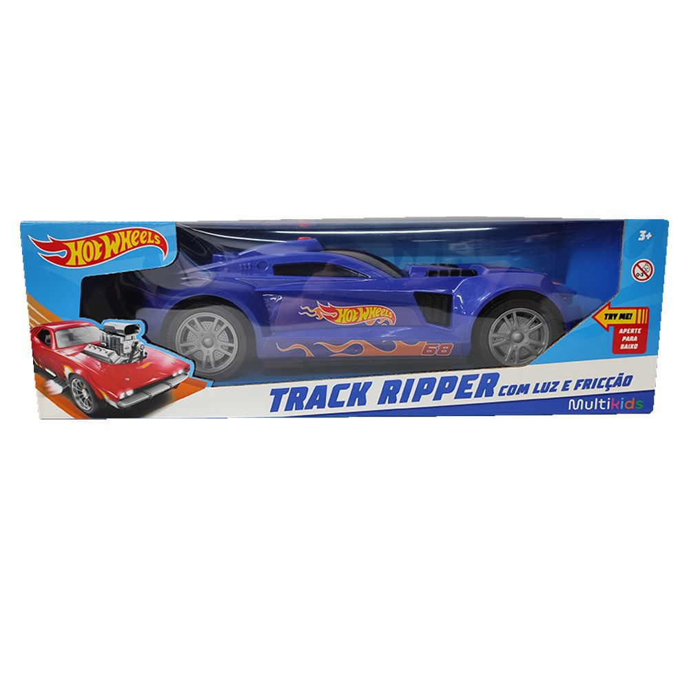Confira Carrinho - Hot Wheels - Track Ripper - Azul - Multikids ...