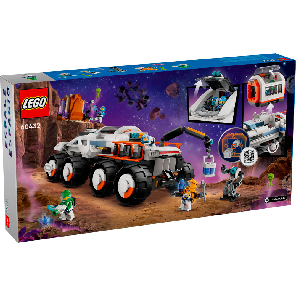 Lego City Astromovel e Guindaste Articulado 60432 com 758pcs