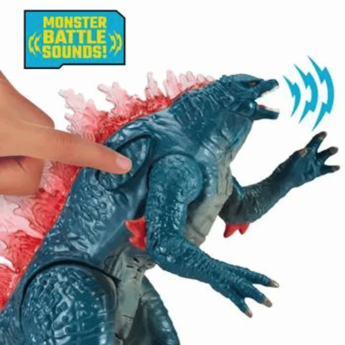 Boneco Godzilla Azul Com Som 18 Cm O Novo Império 4+ Sunny