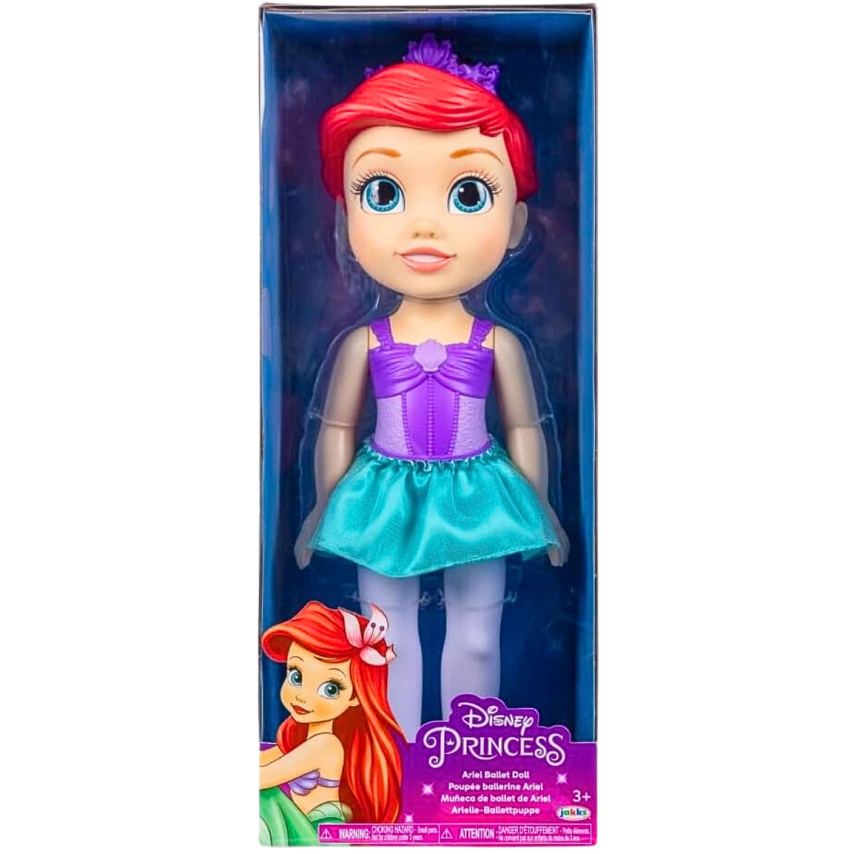 Boneca Disney Princesa Bailarina - Ariel - Multikids - Ri Happy
