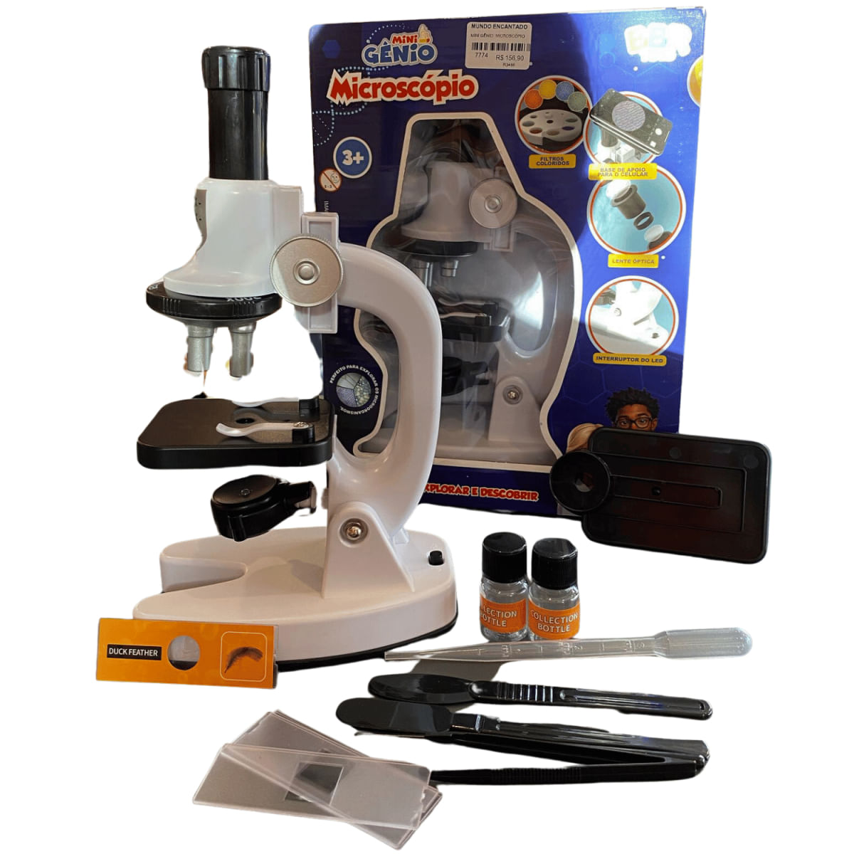 Microscópio Infantil Mini Genio - BBR Toys