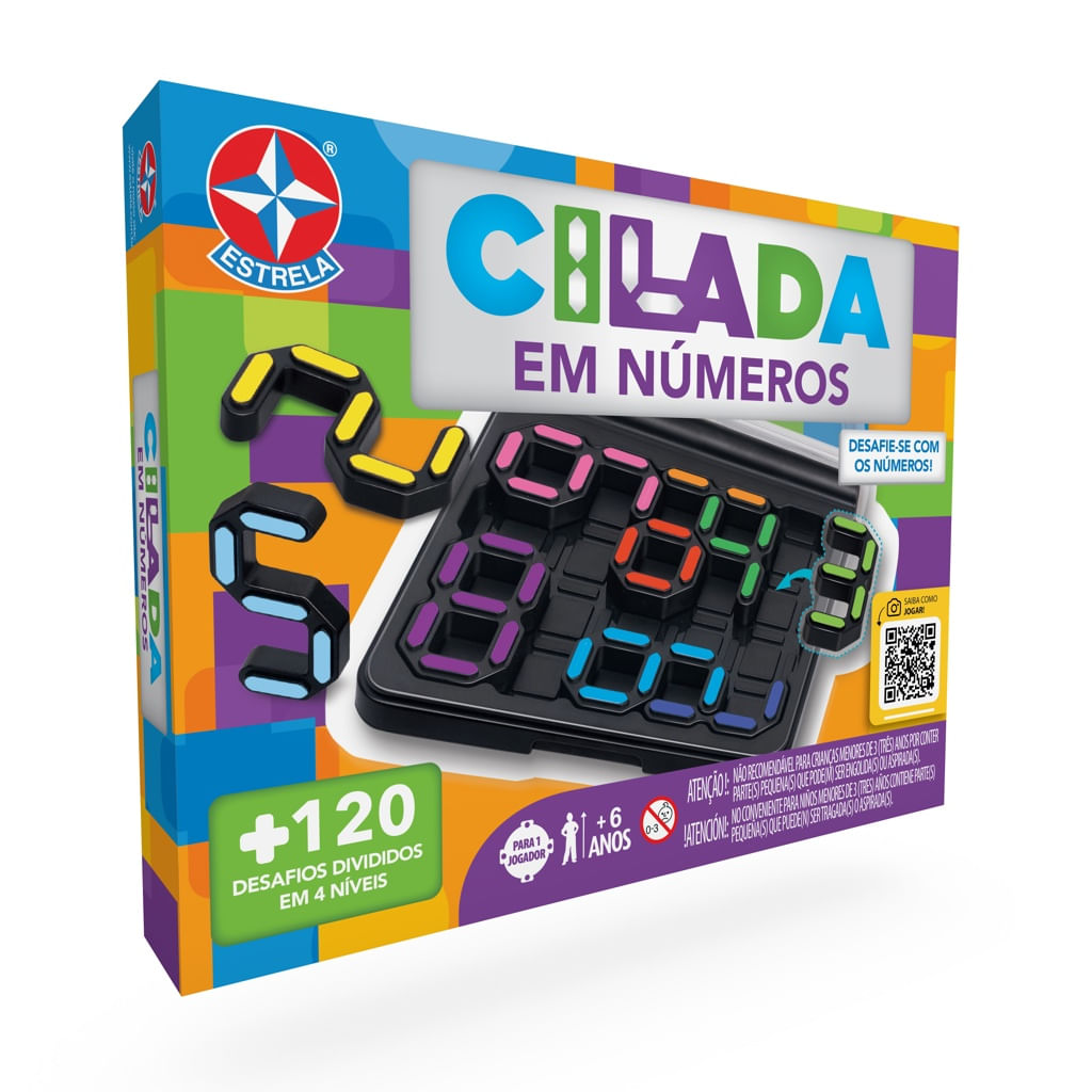 Confira Jogo Clássico - Cilada Números - Estrela - Rihappy - Ri Happy