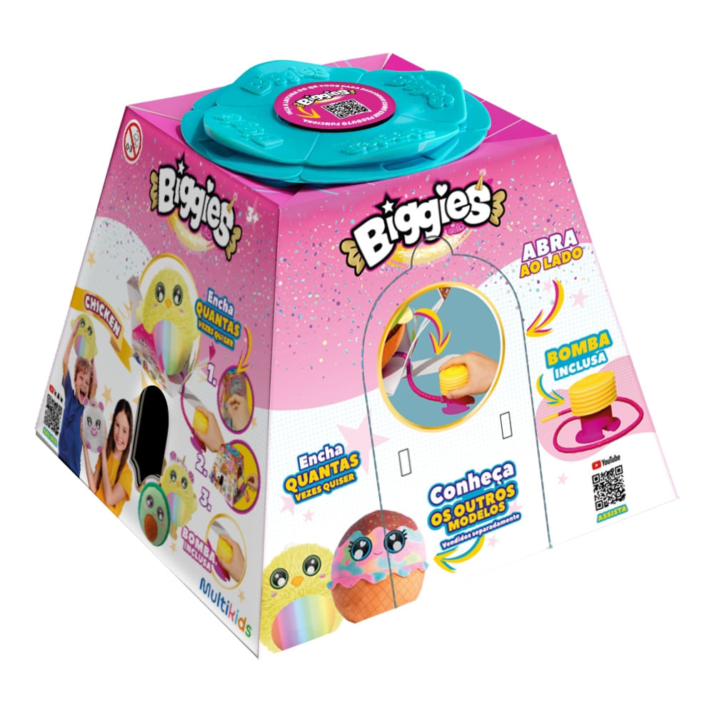 Confira Pelúcia - Biggies - Chiken - Bola Inflável - Multikids ...
