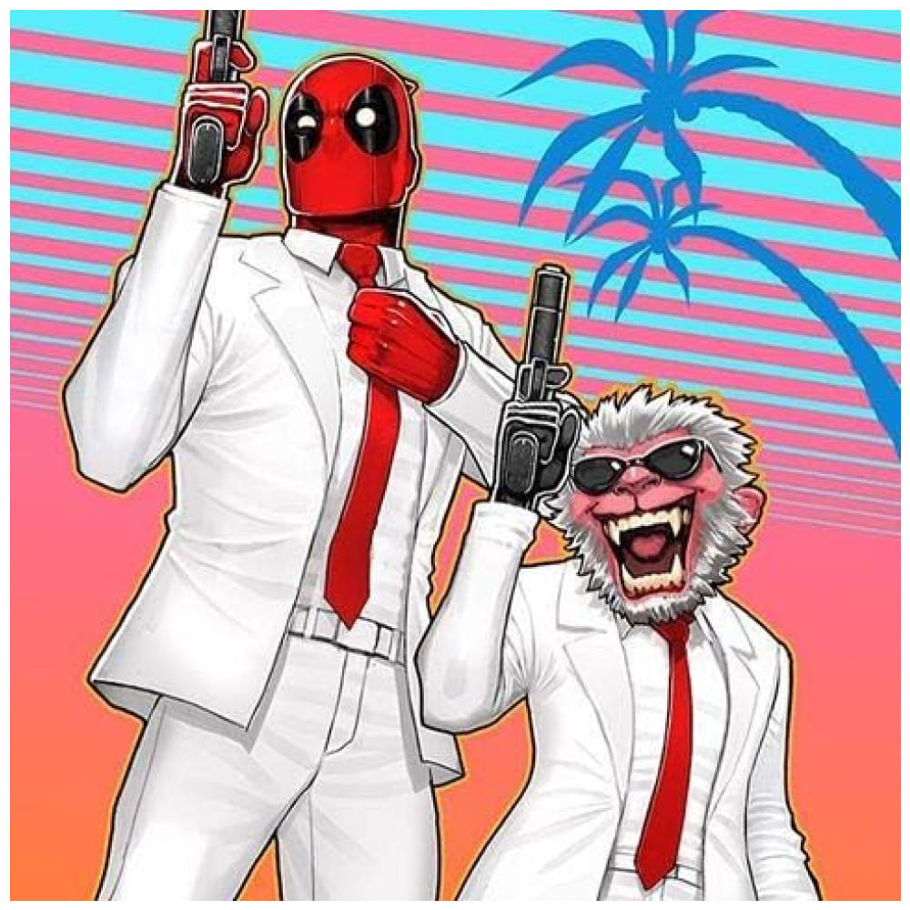 Deadpool e Hit-Monkey Colecionável, Marvel Comics Aniversário de 80 ...