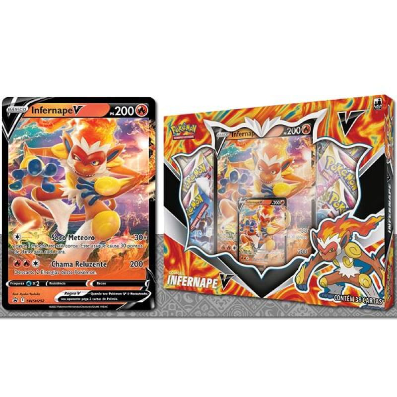 Pokemon BOX Coleção Infernape V Copag 31741 - Ri Happy