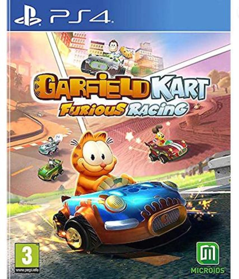 Playstation PS4 Garfield Kart Furious Racing Colorido