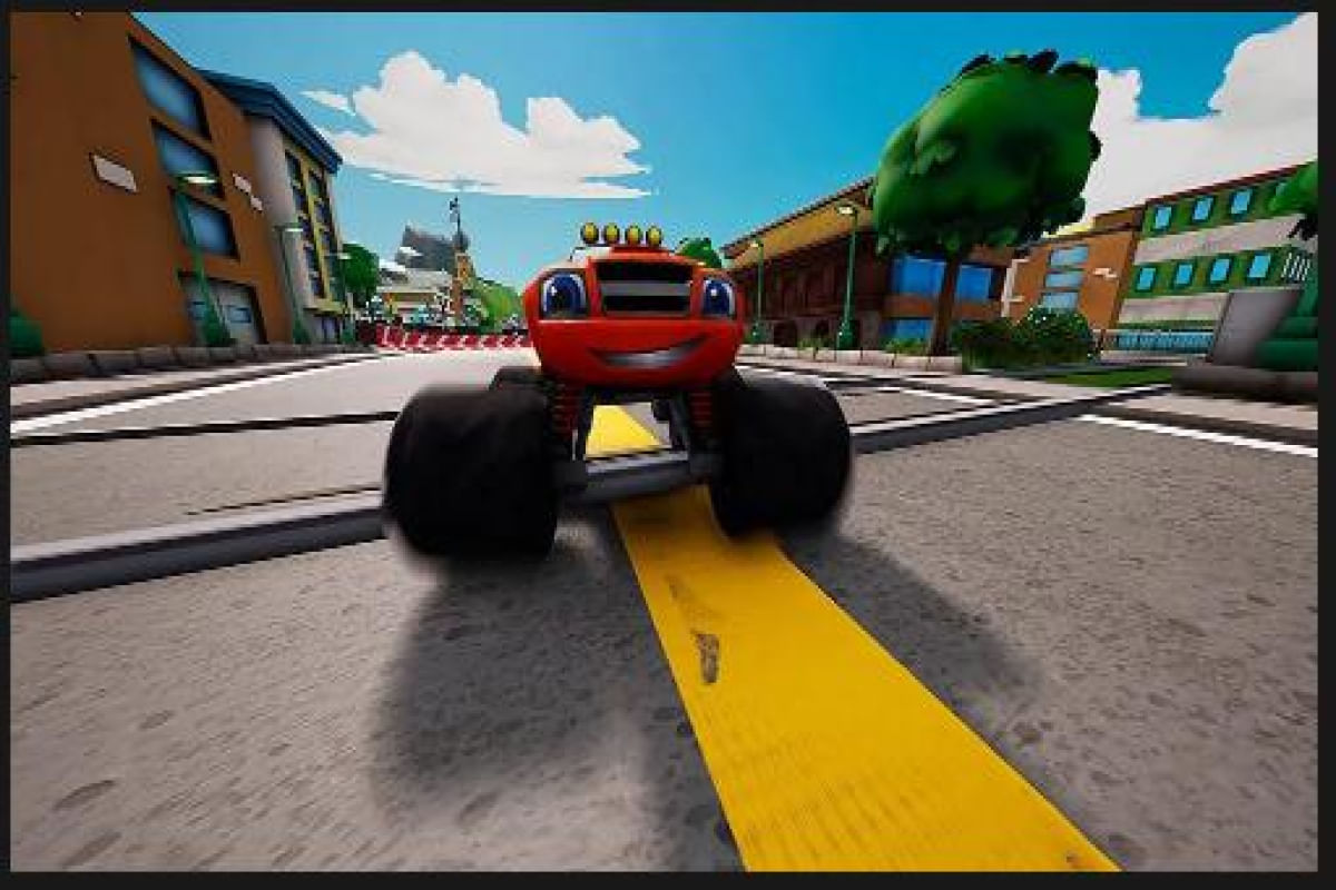 jogo BLAZE AND THE MONSTER MACHINES AXEL CITY RACERS switch