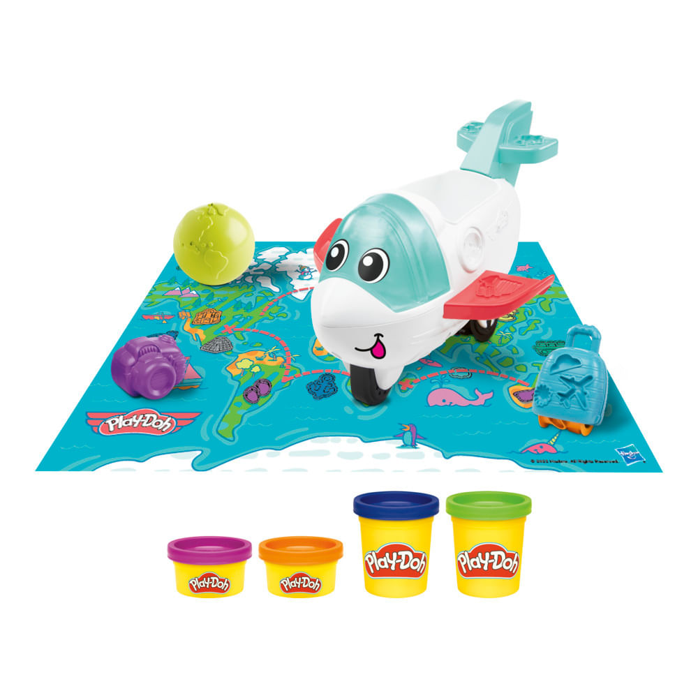 Confira Massa de Modelar - Play-Doh - Starters Kit Inicial Avião Explorador - Hasbro - Rihappy ...