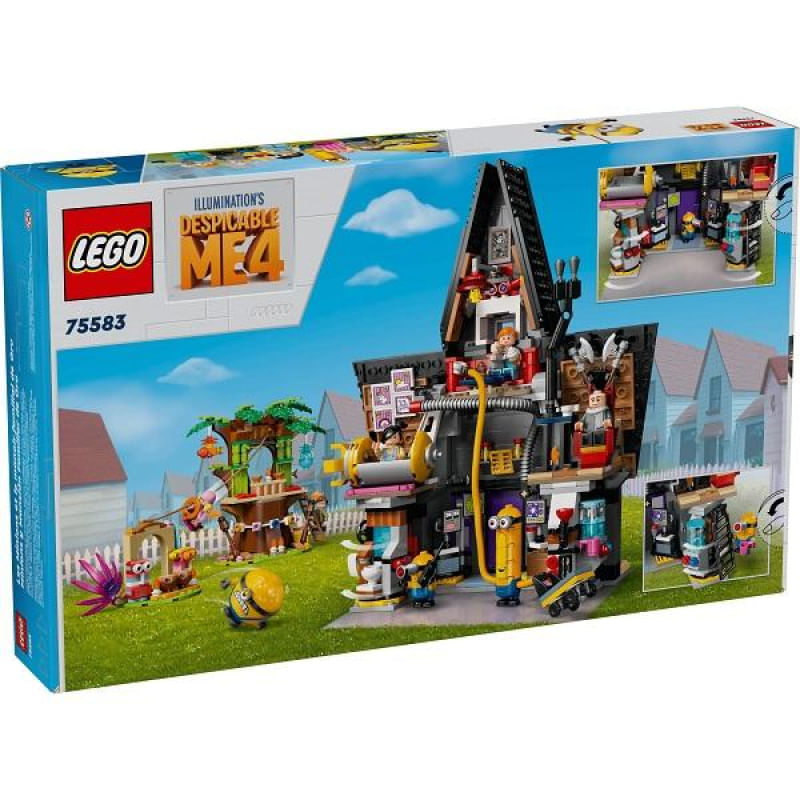 Lego Meu Malvado Favorito 4 Mansao da Familia Minions e GRU 75583