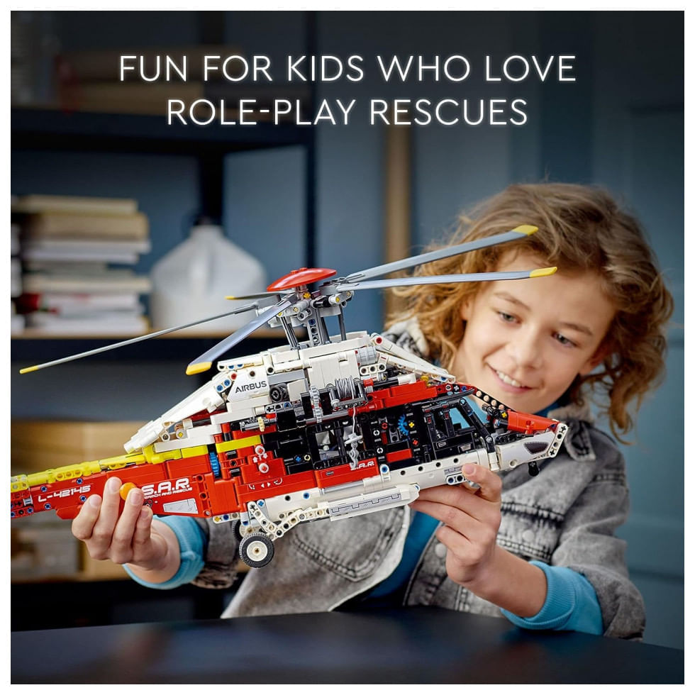 LEGO Technic Airbus H175 Rescue Helicopter 42145 Toy Building Set for ...