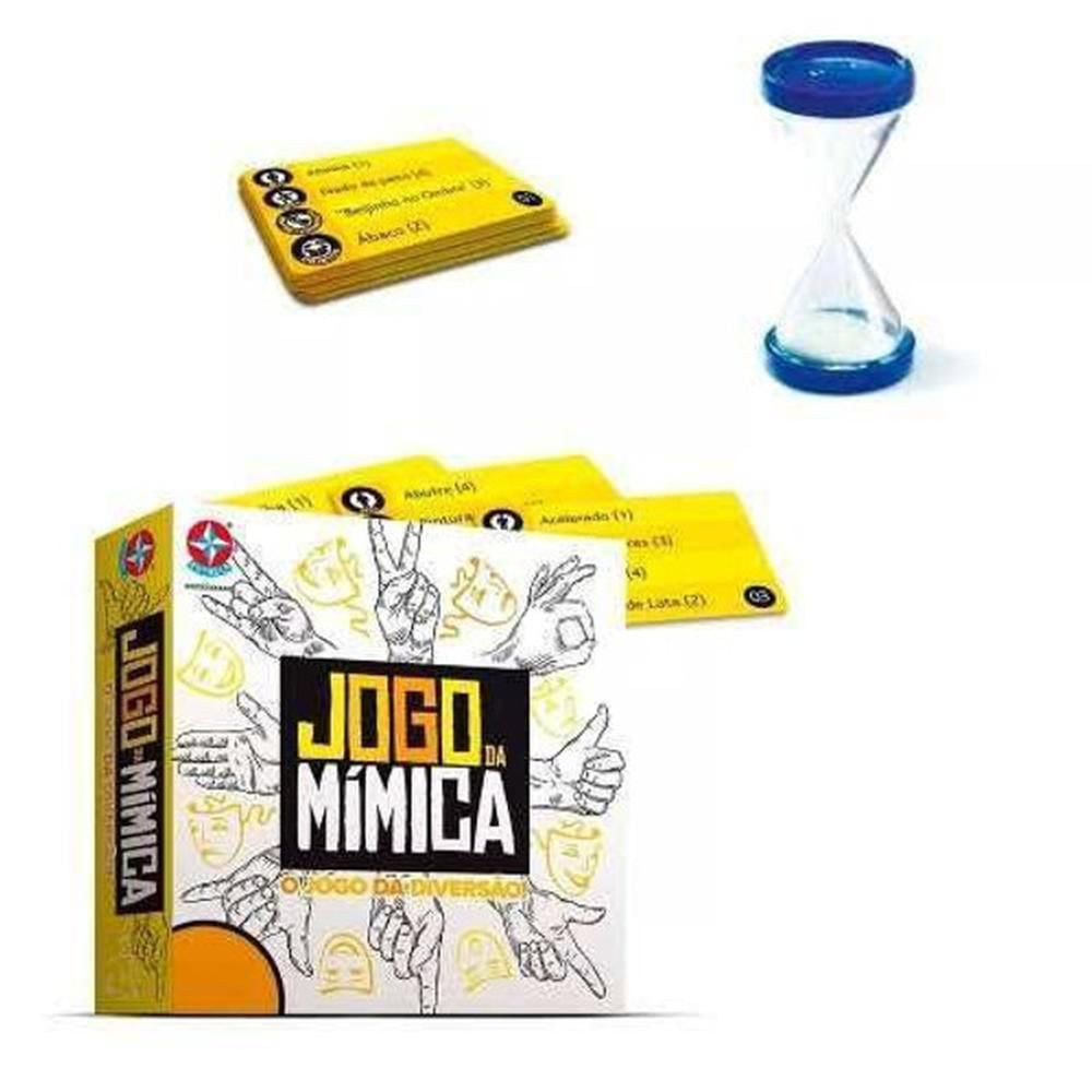 Jogo da Mimica Original - Estrela - PBKIDS Brinquedos