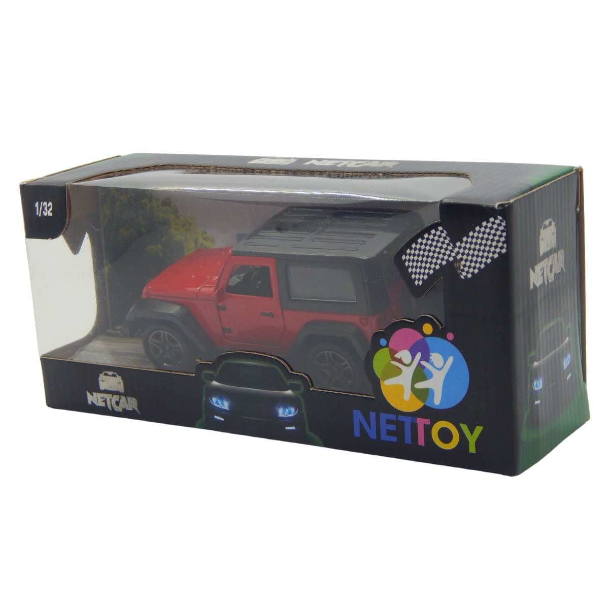 Miniatura Carro Jeep Ribicon 1/32 Nettoy - Ri Happy