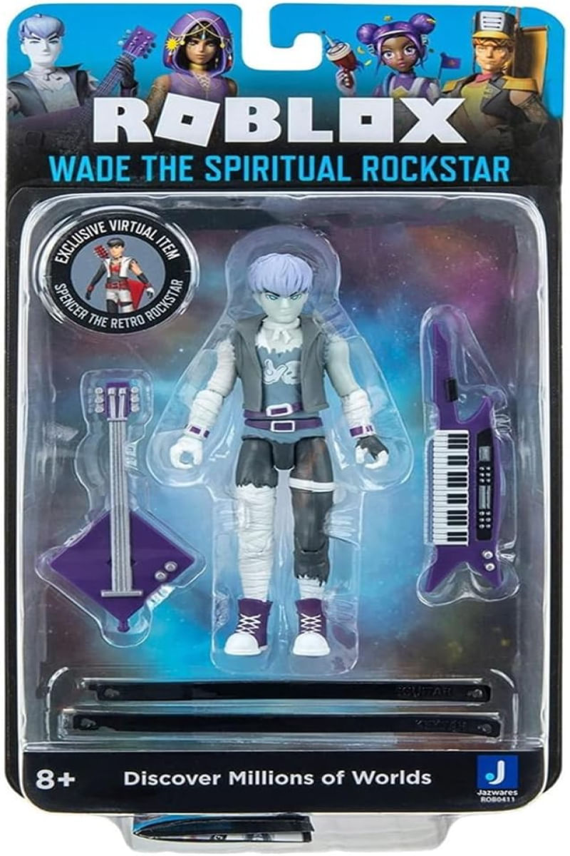 Roblox - Figura Articulada com Acessórios - Wade The Spiritual Rockstar ...