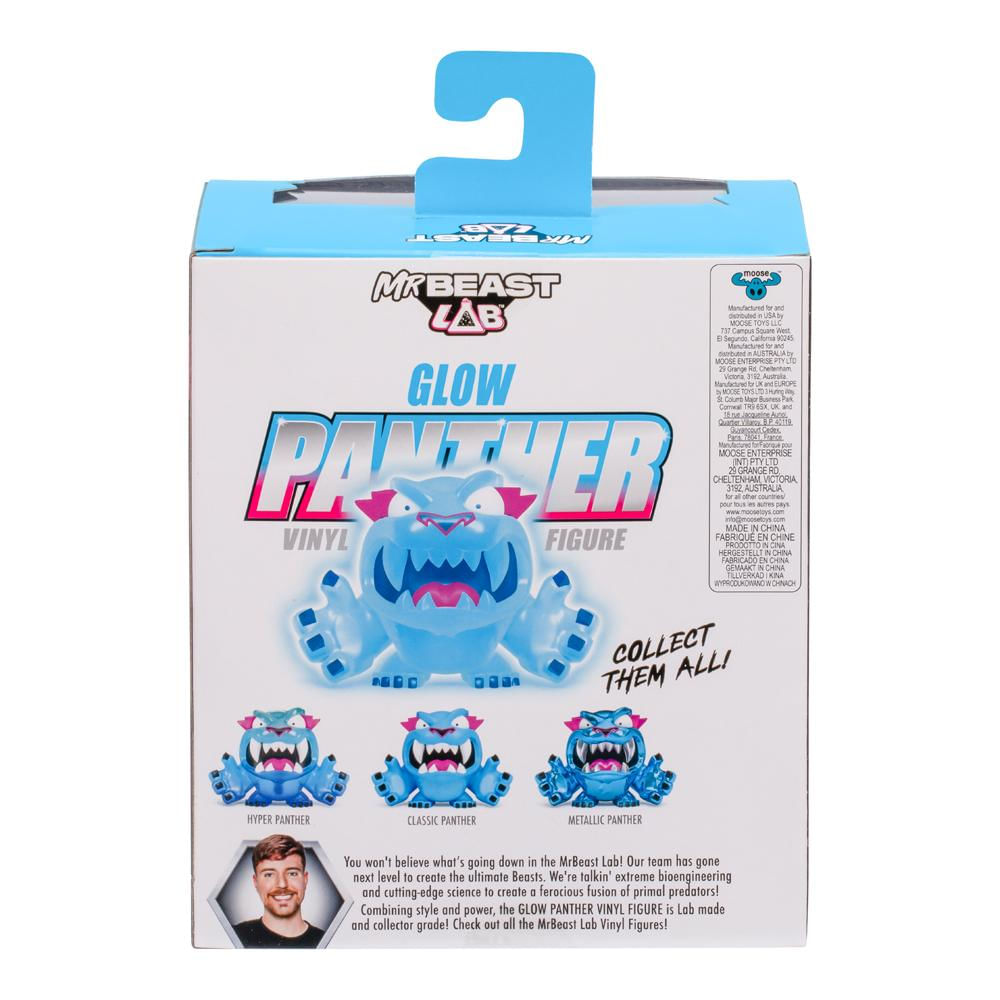 Boneco de Vinil Colecionável 9cm MrBeast Lab - Pantera Glow - Ri Happy