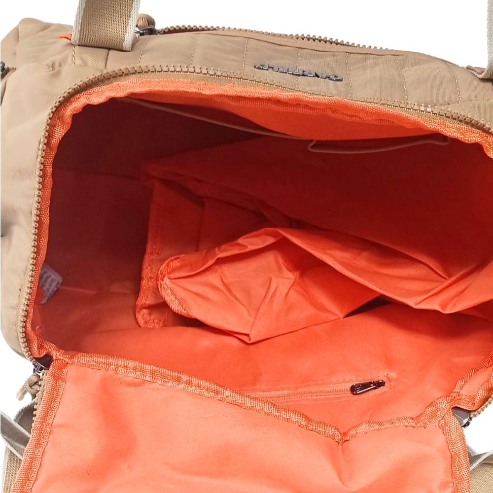 Bolsa Meia Viagem e Academia Oficial GARFIELD GF2886BG Bege - Ri Happy