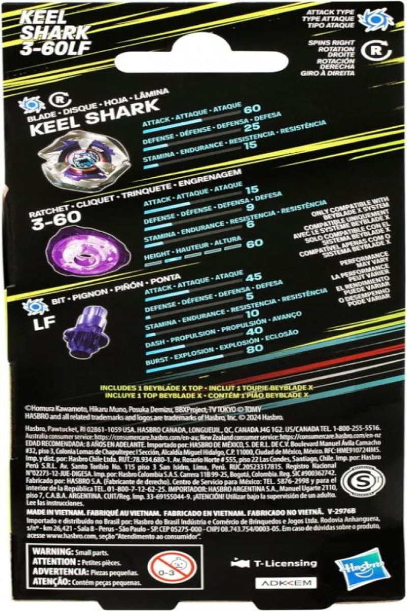Beyblade Bbx Keel Shark - Hasbro G0194 - Ri Happy