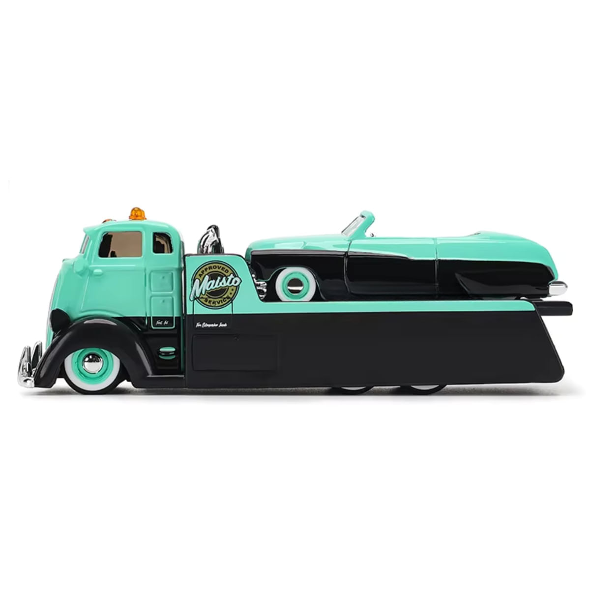 Miniatura Coe Flatbed e Mercury Custom 1950 Elite Transport 1/64 Maisto ...