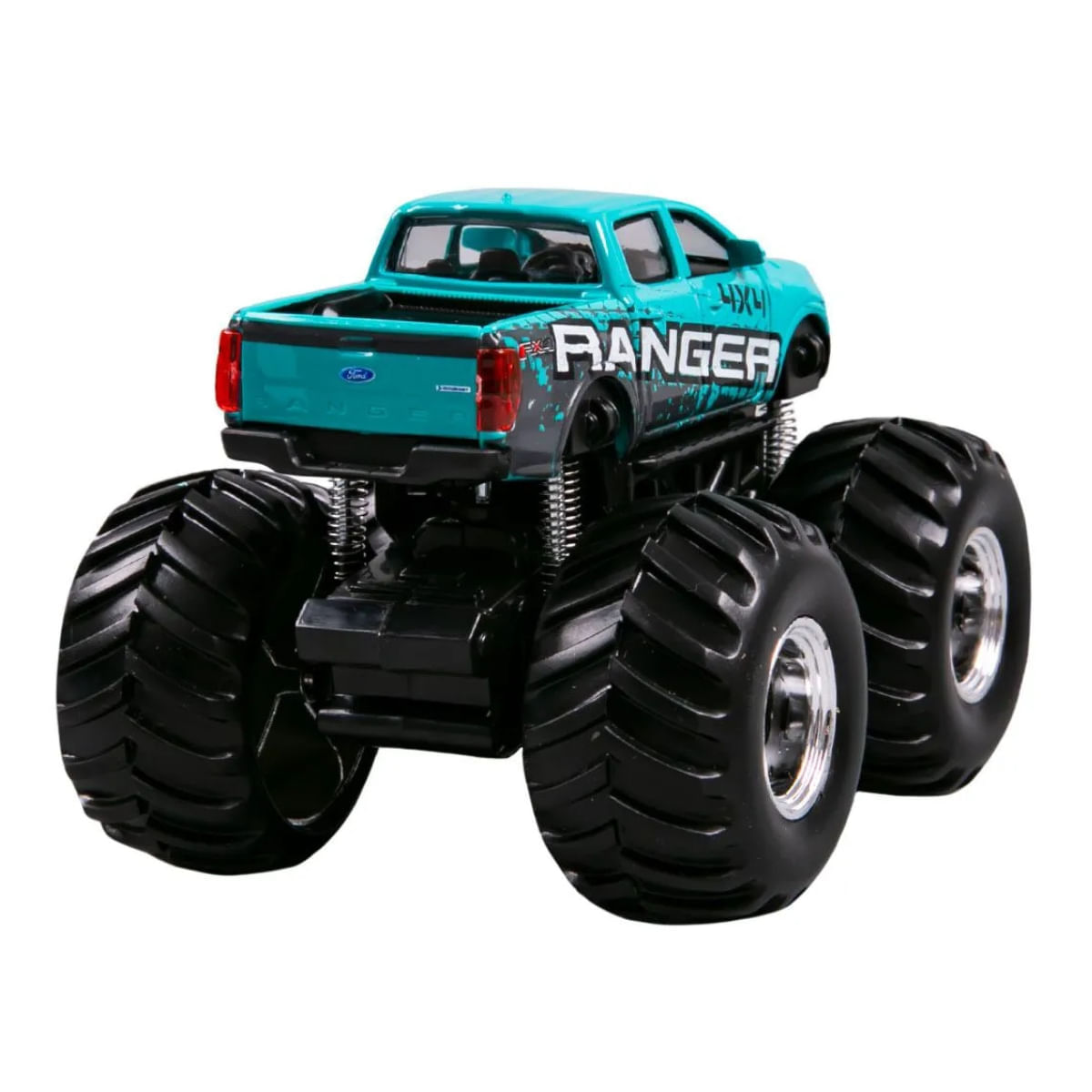 Miniatura Ford Ranger 2019 Azul Earth Shockers Maisto 21144 - Ri Happy