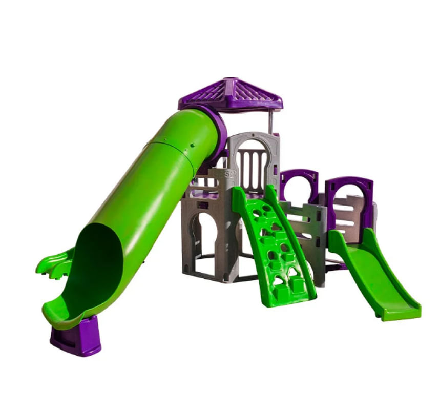 Playground Infinity com Escorregador e Tubo