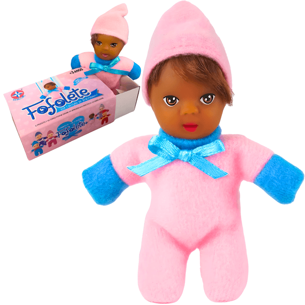 Boneca Fofolete Coleção Classica Bebezinha Estrela Pink