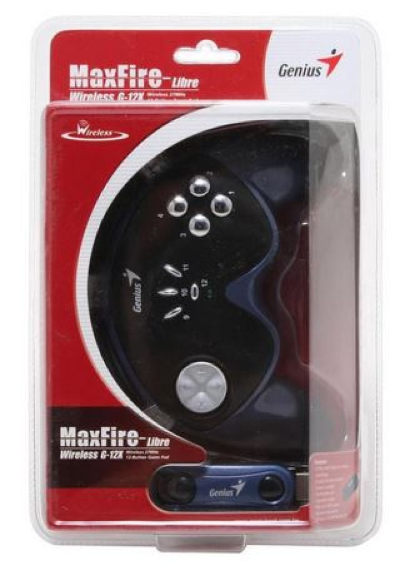 Joystick Genius Wireless G-12X Game Pad Receptor USB - Ri Happy