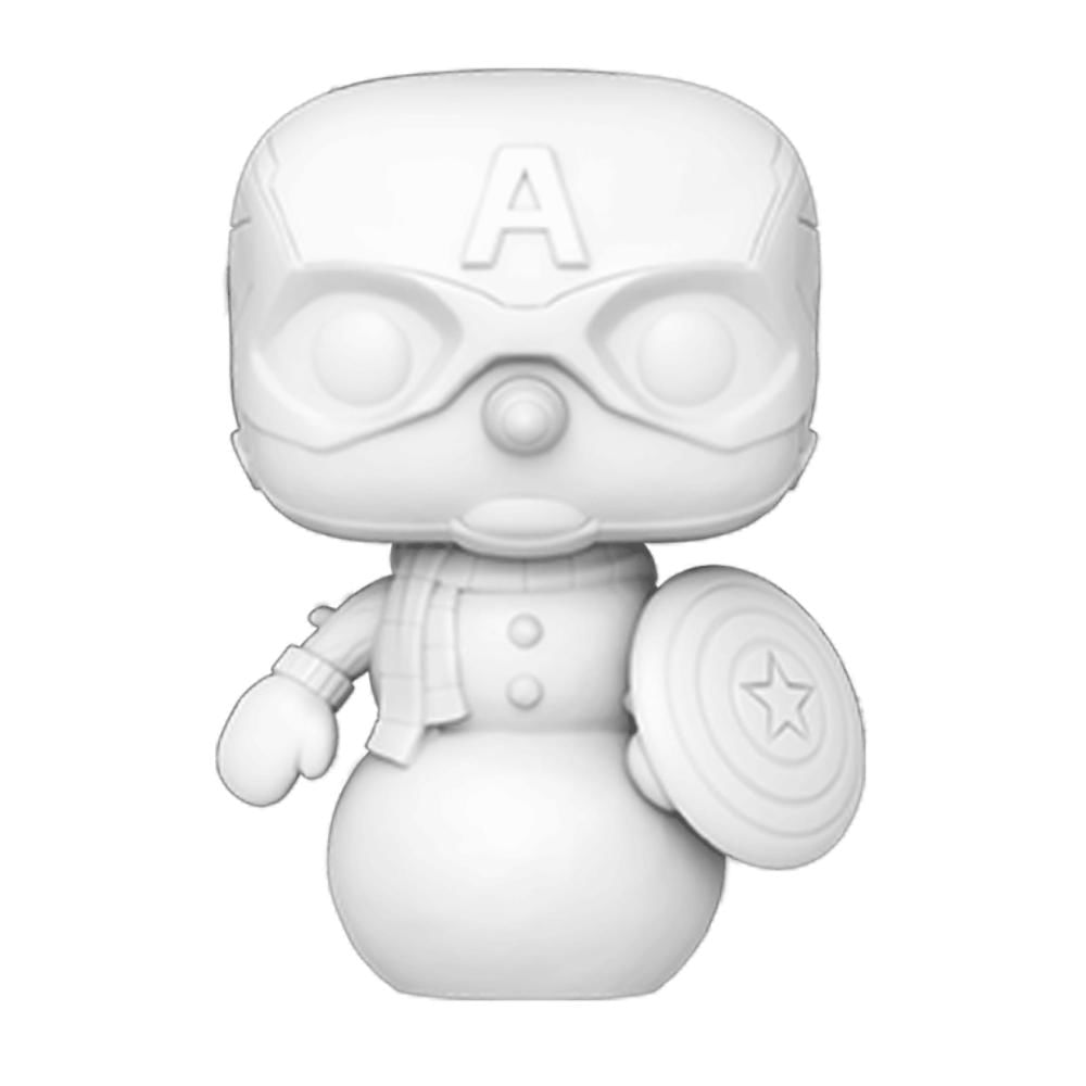 Funko Pop Marvel 532 Captain America Snowman DIY - Ri Happy