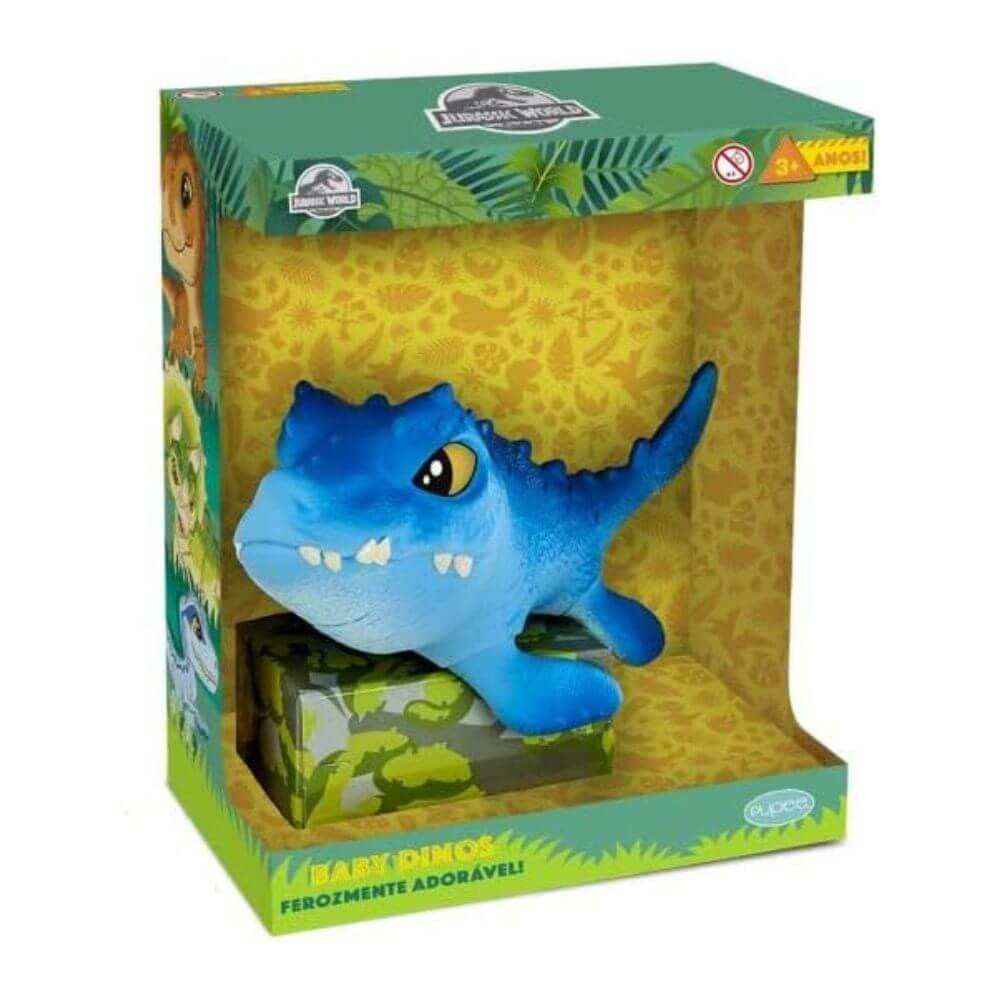 Dinossauro Baby Dinos Jurassic World - Mosasaurus 29cm - Pupee