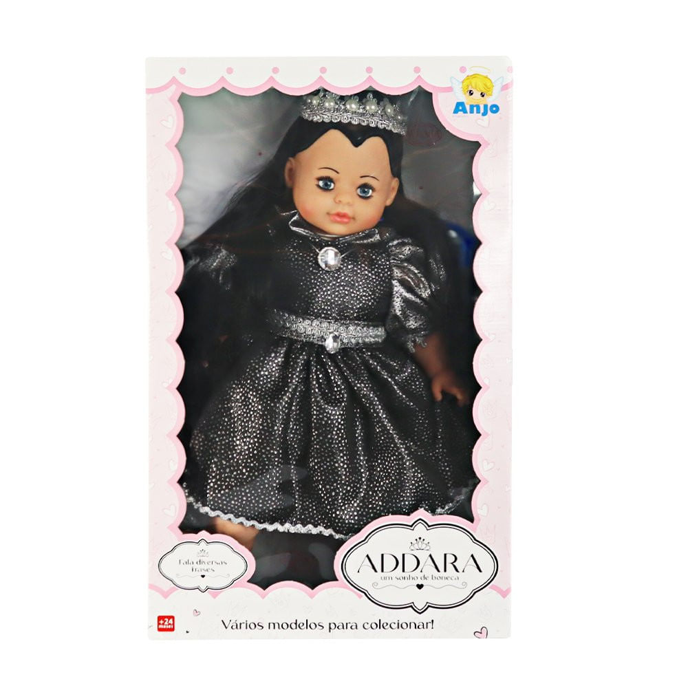Boneca Addara Princesa Dark com Tiara - Ri Happy